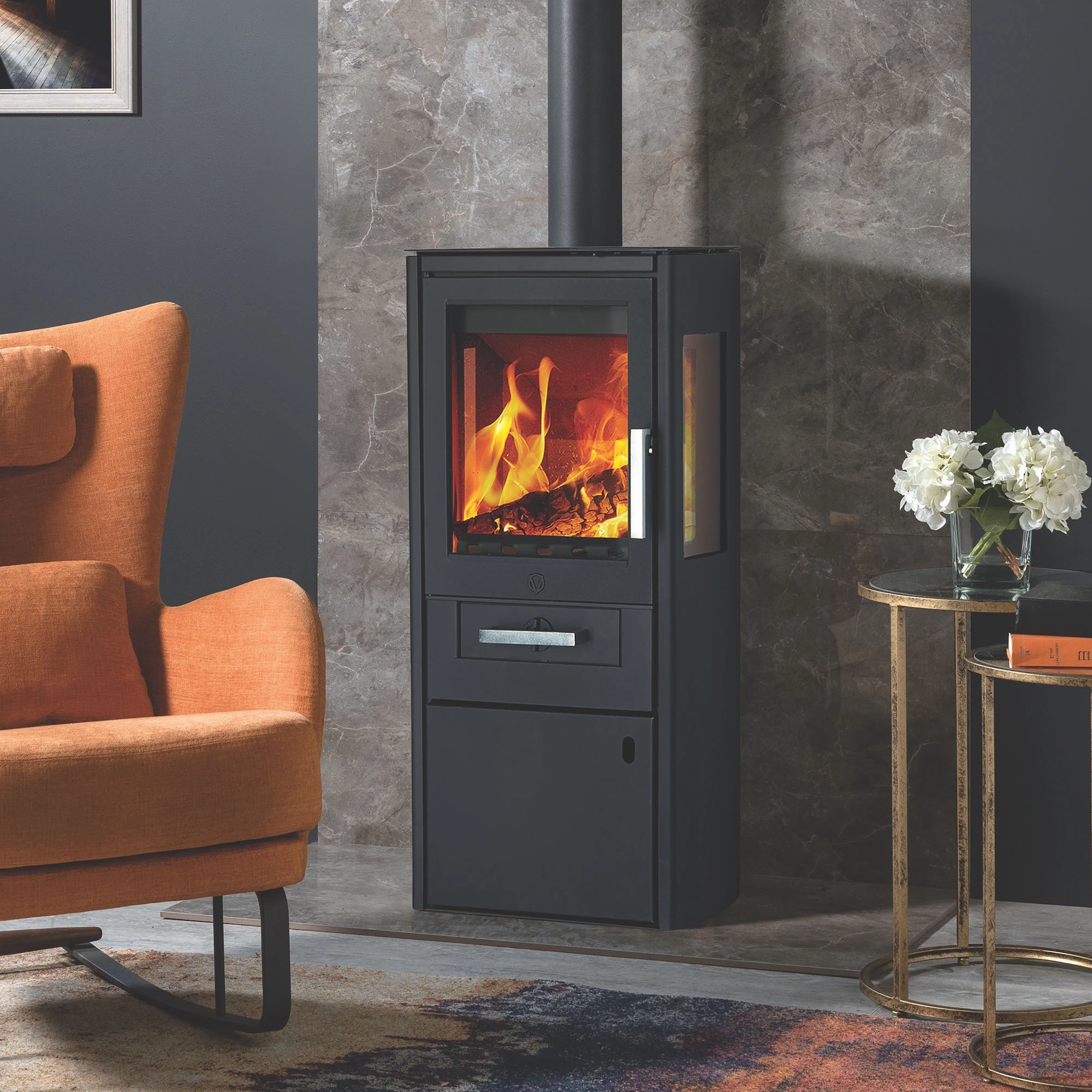 Varde Bornholm Wood Burning Stove - The Fireplace Company