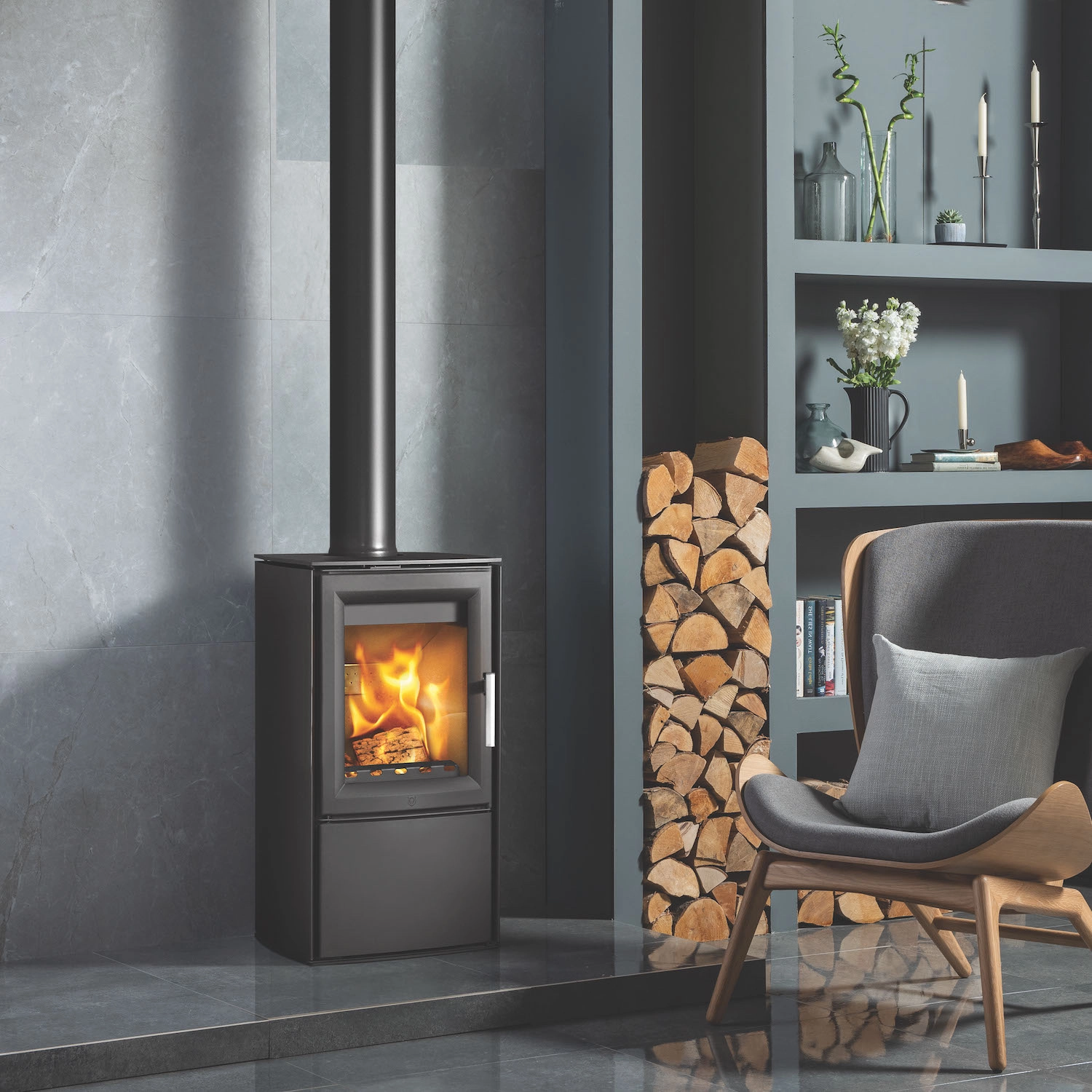 Varde Aura 3 Wood Burning Stove - The Fireplace Company