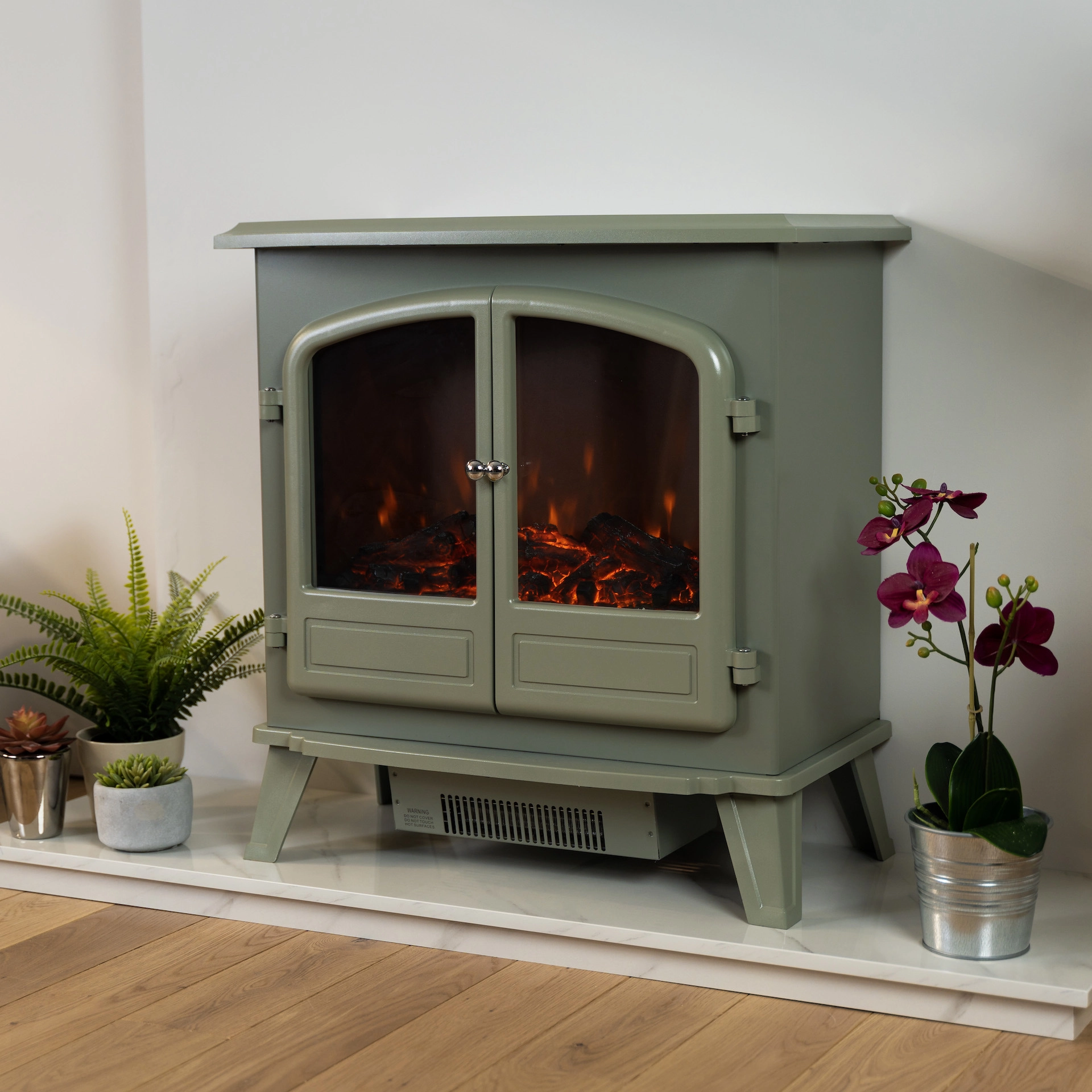 Eko 1400 LED Electric Stove - The Fireplace Company