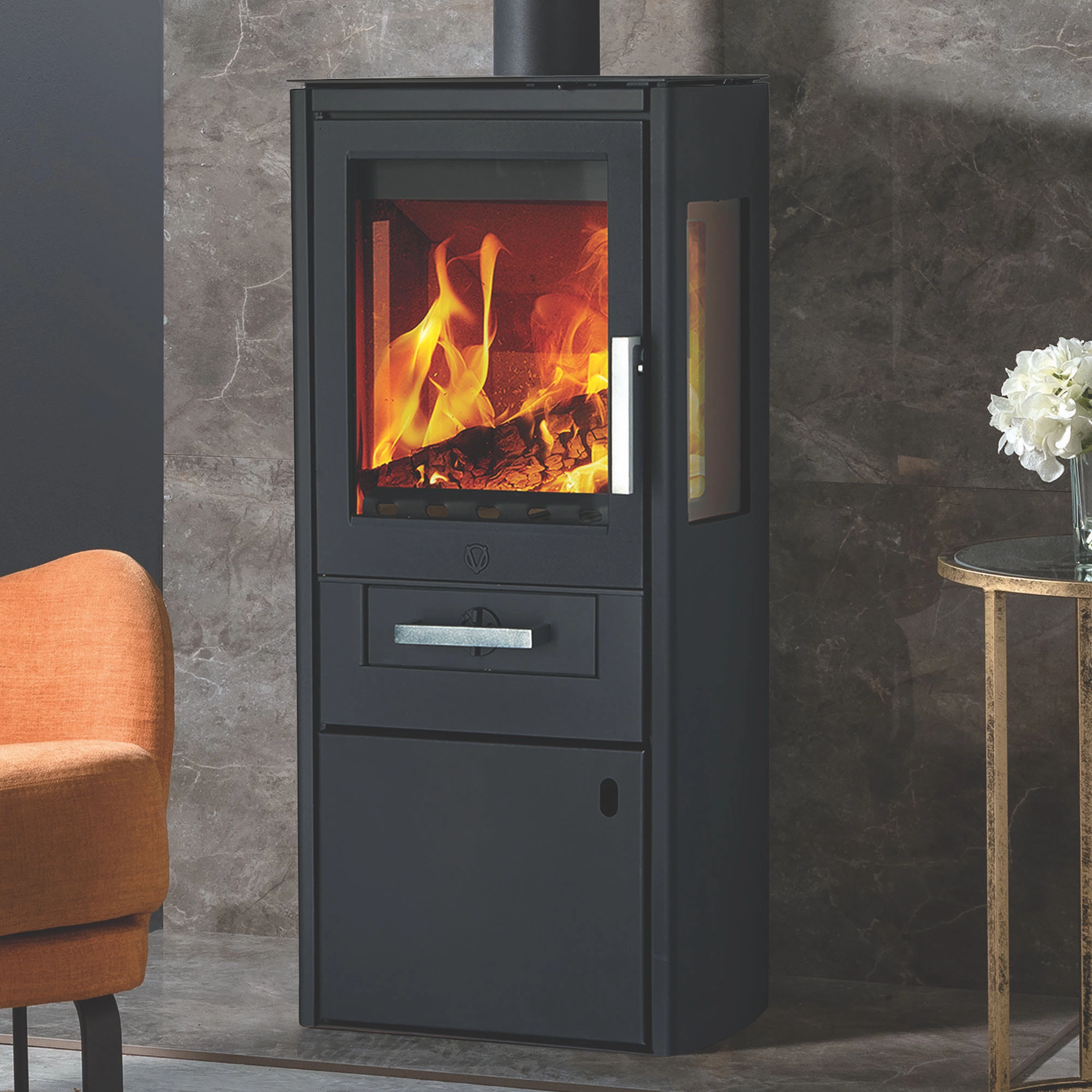 Varde Bornholm Wood Burning Stove - The Fireplace Company